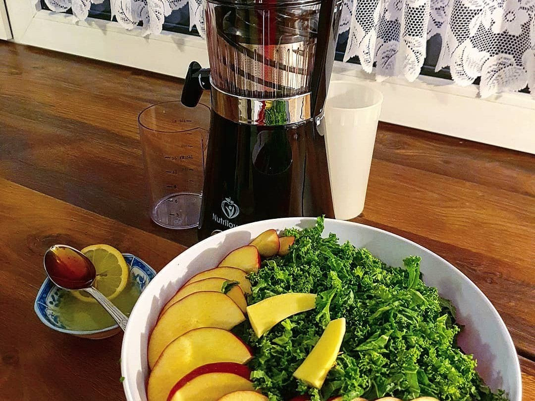 🥒 Grünkohl-Saft | Rezept Grünkohl, Apfel und Ingwe